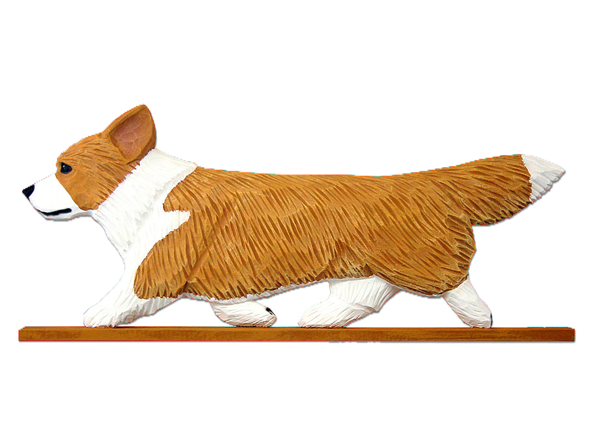 Cardigan Welsh Corgi DIG (Dog In Gait) Topper – Michael Park, Woodcarver