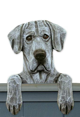 Great Dane (Natural) Door Topper – Michael Park, Woodcarver