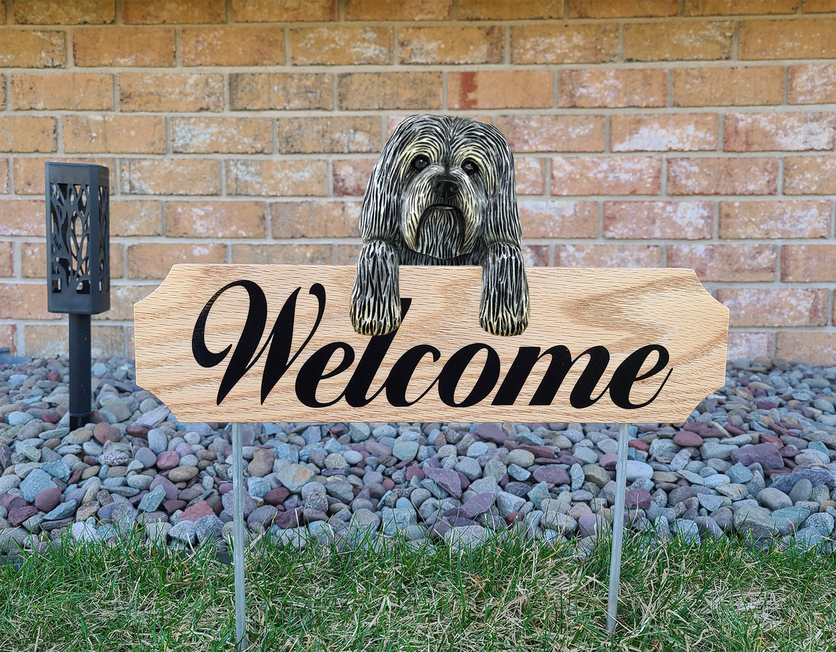 Havanese Topper Welcome Stake – Michael Park, Woodcarver