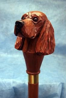Irish Setter Walking Stick – Michael Park, Woodcarver